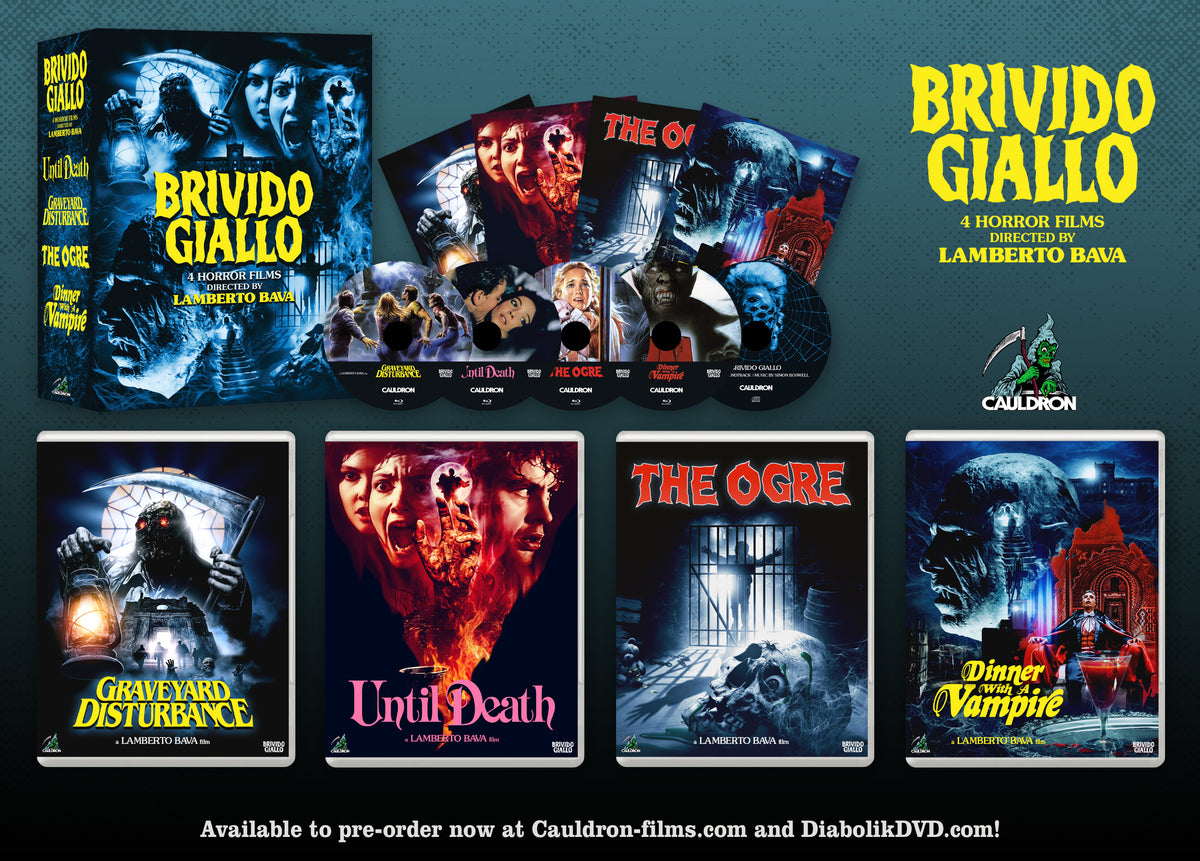 Brivido Giallo box (Graveyard Disturbance, Until Death, The Ogre, Dinn ...