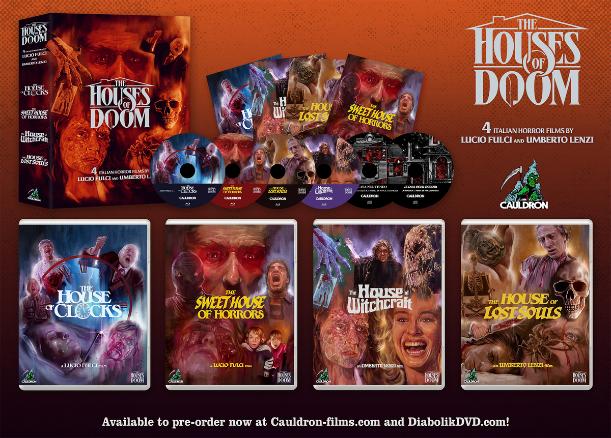 The Houses of Doom box (Limited 4 Blu-ray/2 CD set) – Cauldron Films